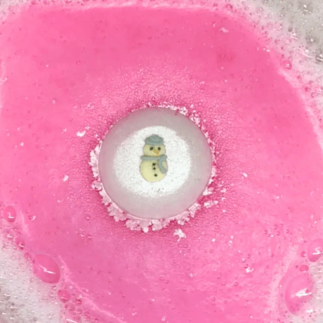 Snowy Bath Bomb | Bath Bubble & Beyond – bathbubbleandbeyond