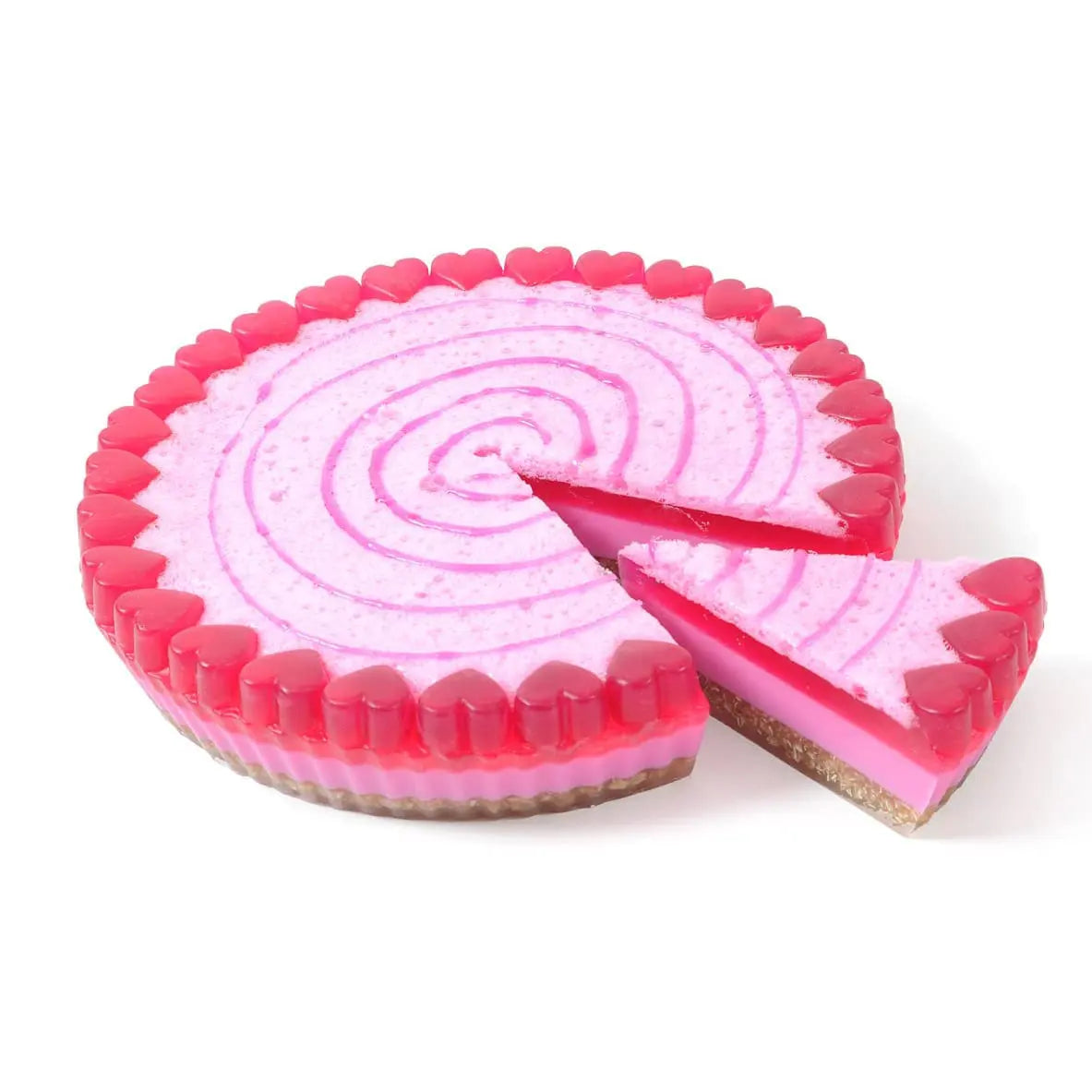 Raspberry Rippler Soap Cake Slice | Bath Bubble & Beyond ...
